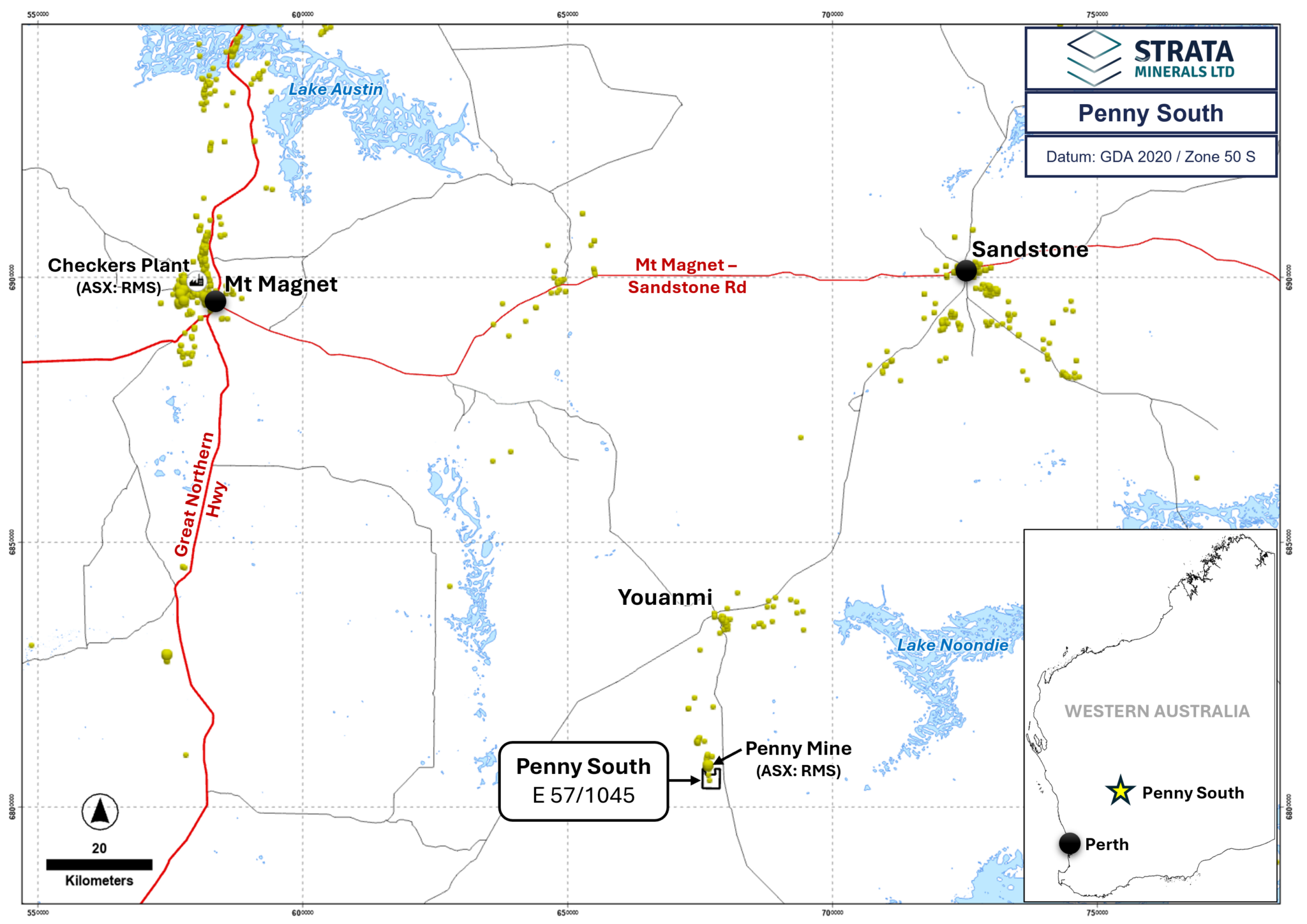 Penny South Gold Project – Strata Minerals Limited