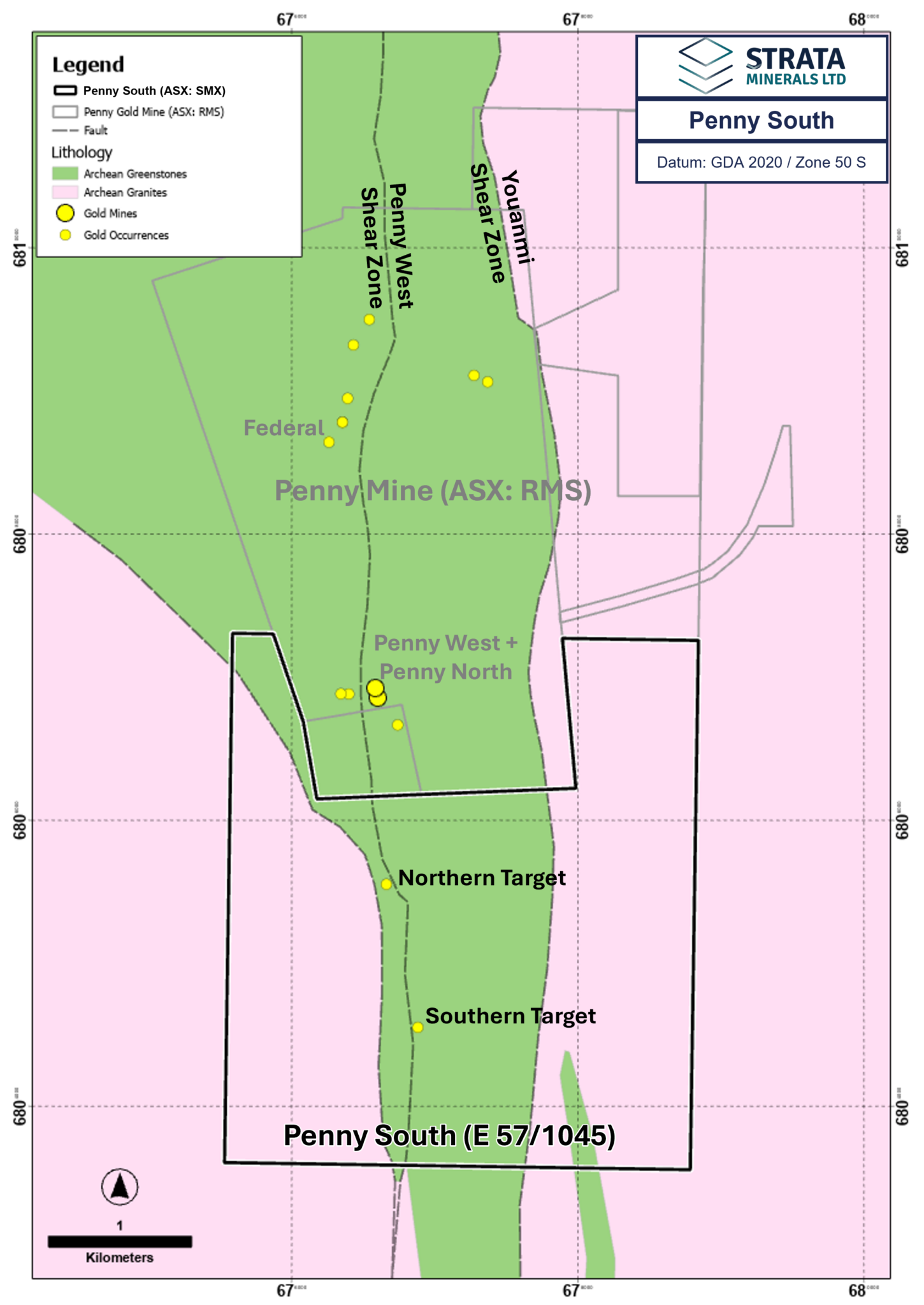 Penny South Gold Project – Strata Minerals Limited